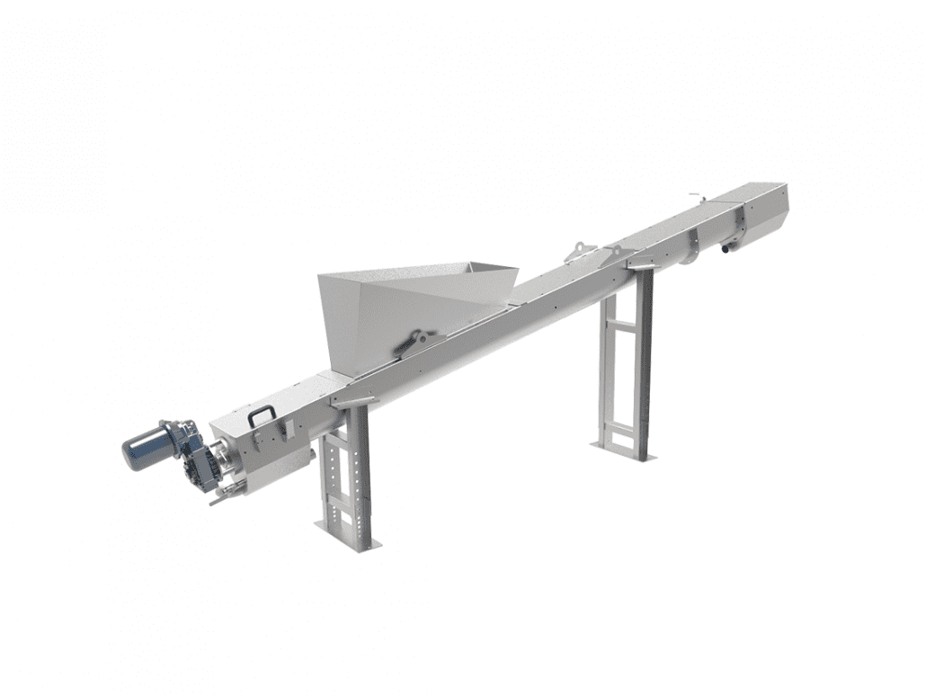WASTEWATER SCREW CONVEYOR COMPACTOR - Industrial Screening